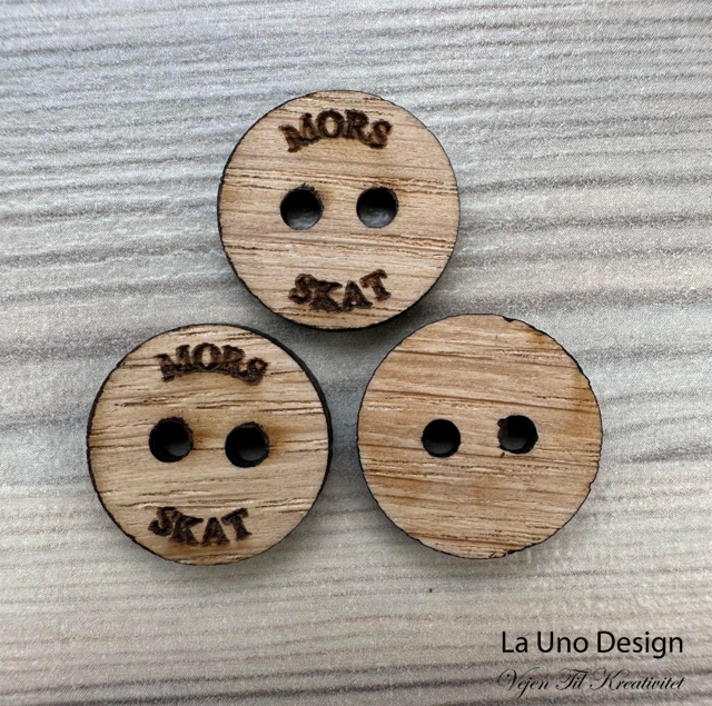 Træ knapper